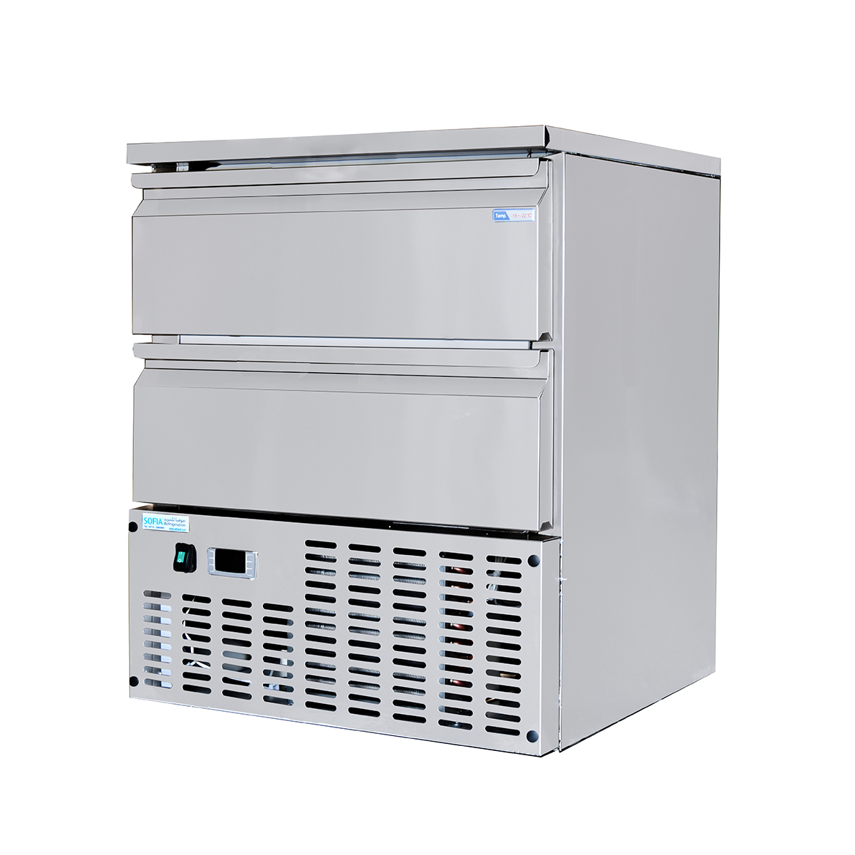 Under Counter Two Drawer Freezer - Sofia Refrigeration