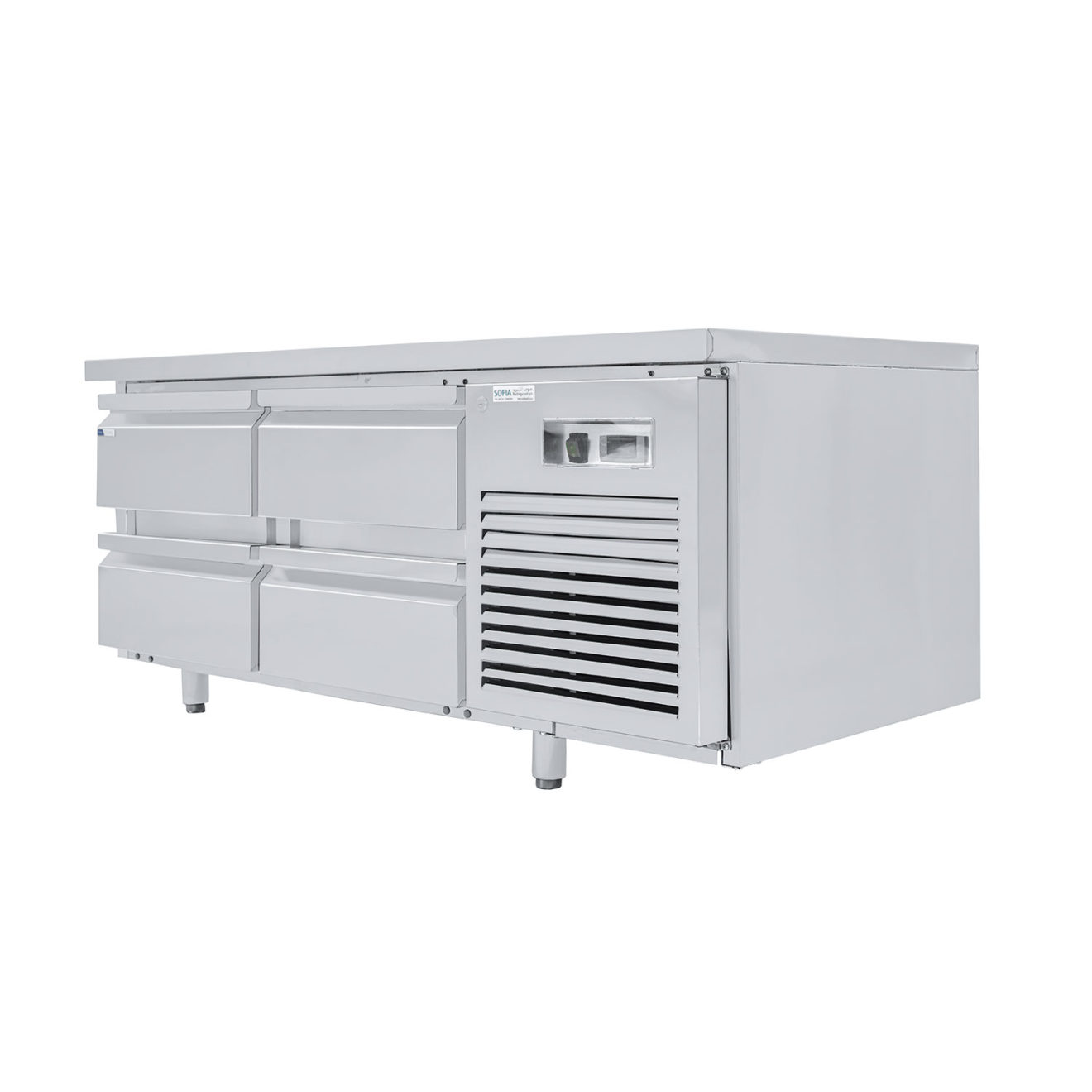 Low Boy Four Drawer Chiller - Sofia Refrigeration