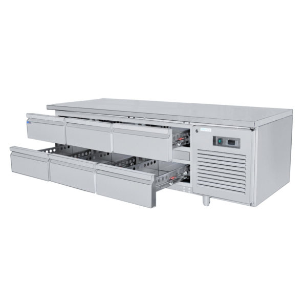 Low Boy Six Drawer Freezer - Sofia Refrigeration