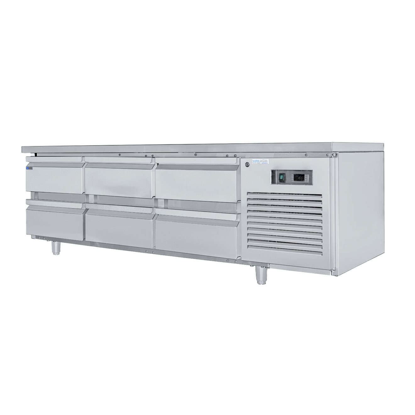 Under Counter Three Door Chiller - Sofia Refrigeration