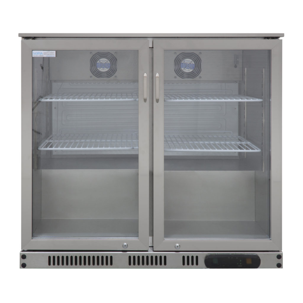 Upright Double Door Bottle Cooler - Sofia Refrigeration