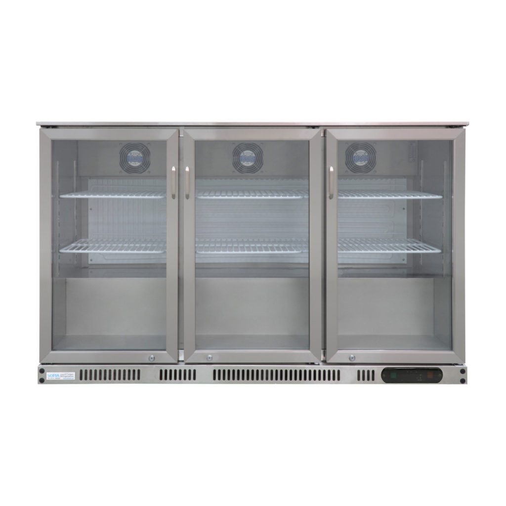 Three Door Bottle Cooler - Sofia Refrigeration