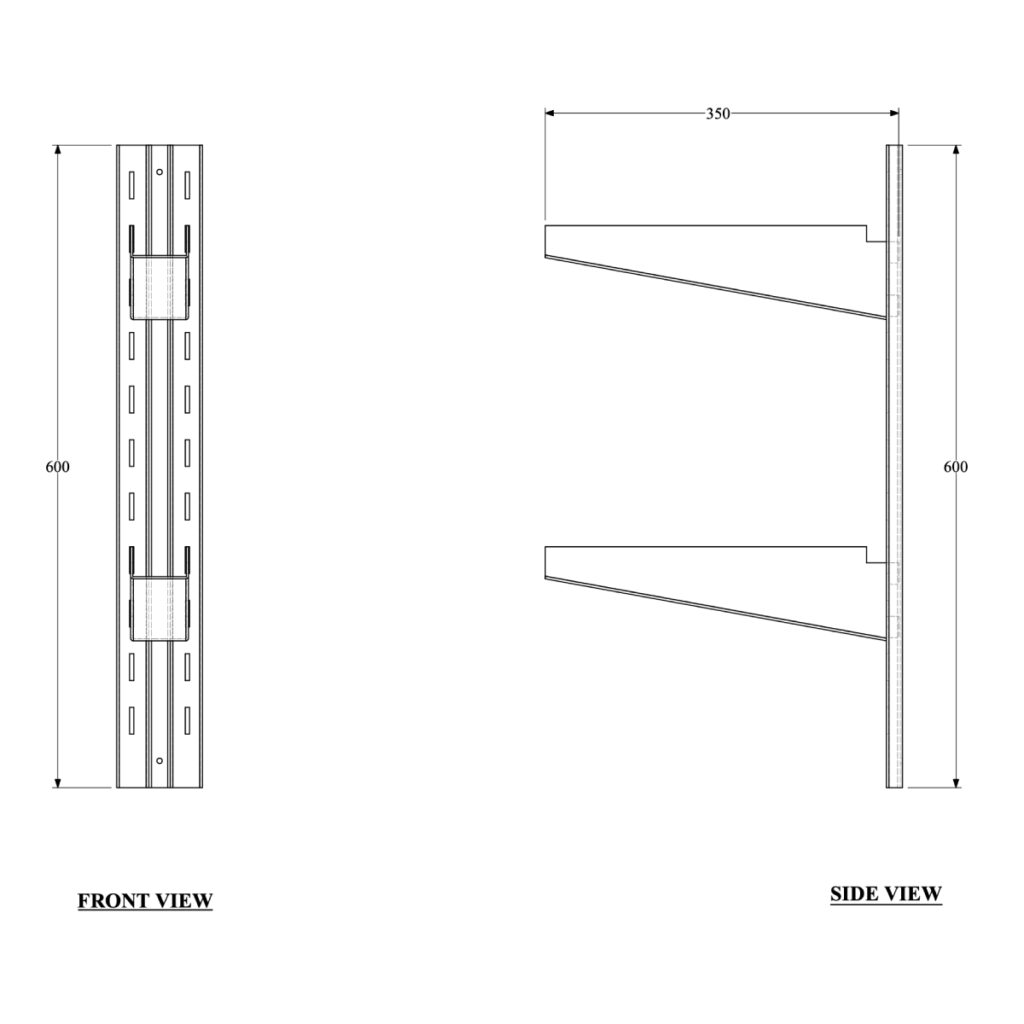 Stainless Steel Adjustable Wall Shelf - Sofia Refrigeration