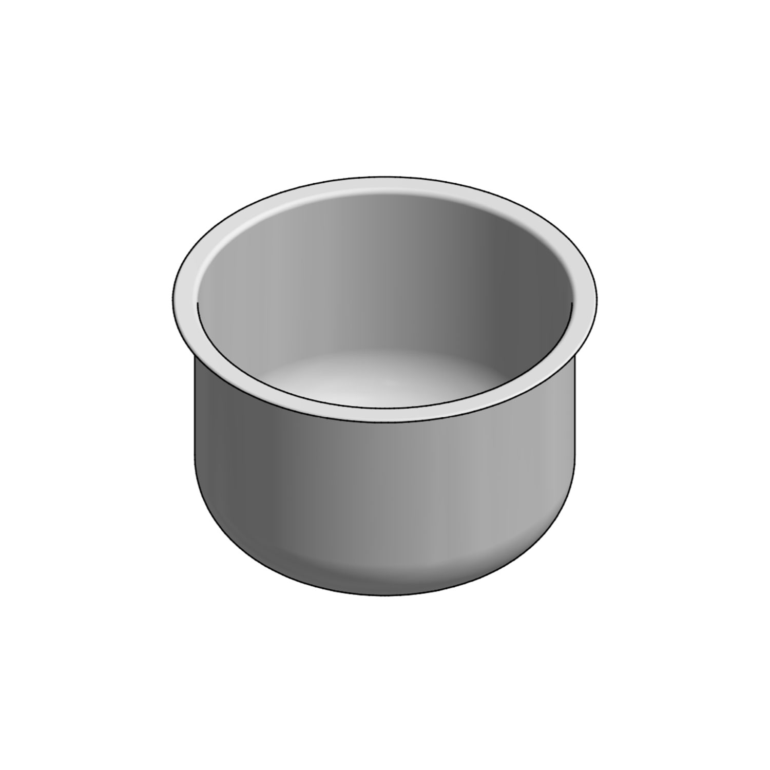 Shop Round Drop-in Sink