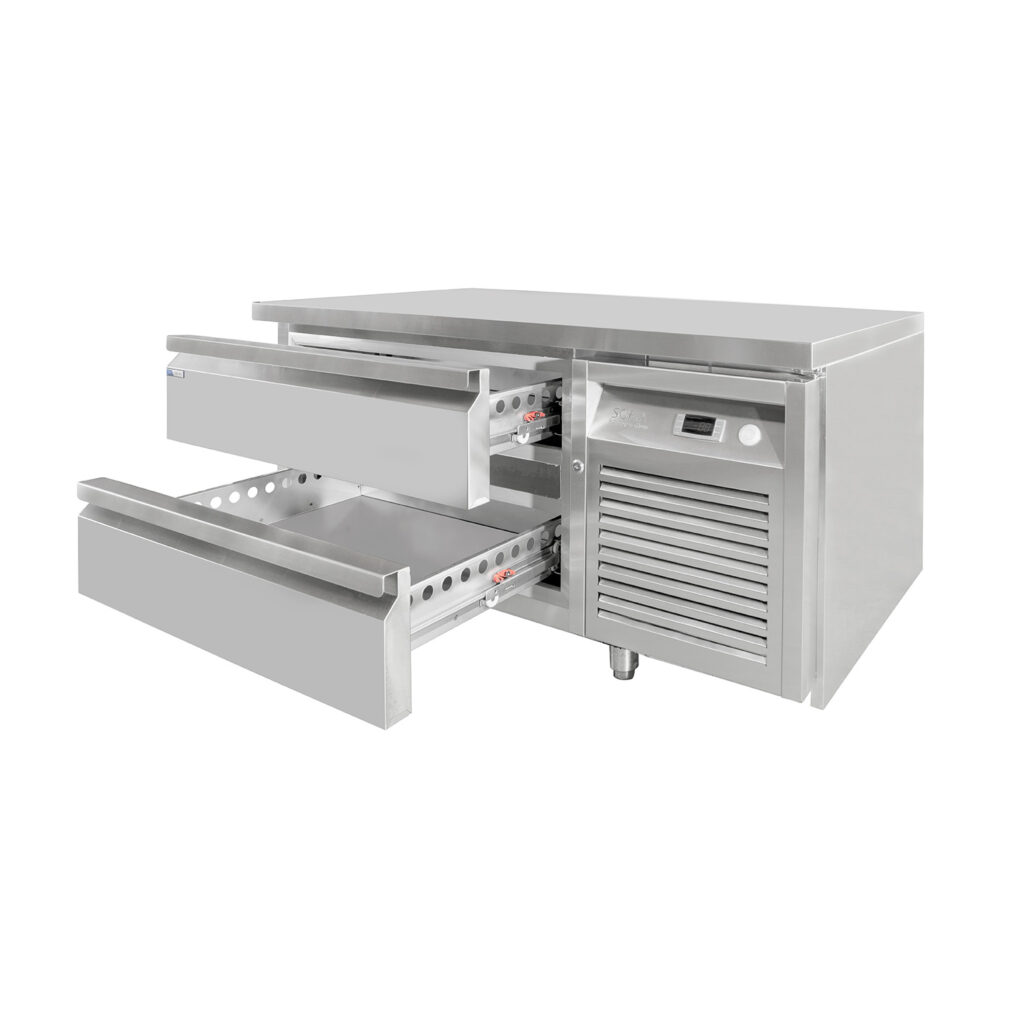 Low Boy Two Drawer Chiller - Sofia Refrigeration